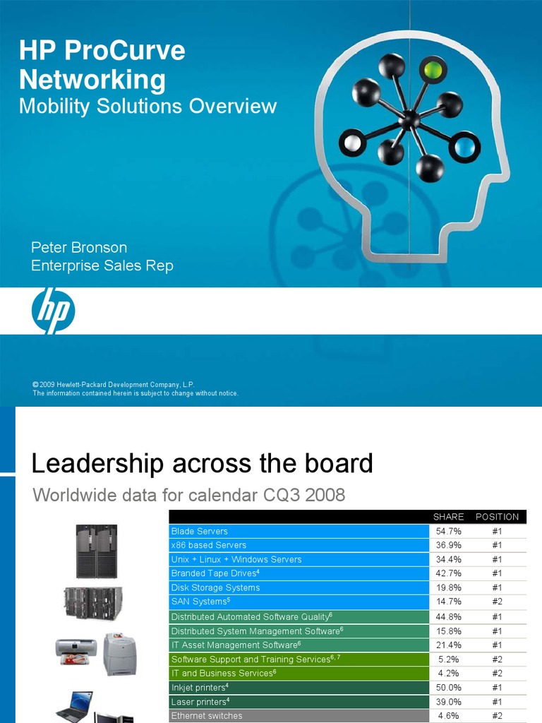 HP Procurve Networking: Mobility Solutions Overview | PDF | Wireless ...