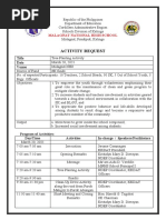 Accomplishment Report in Tree Planting | PDF