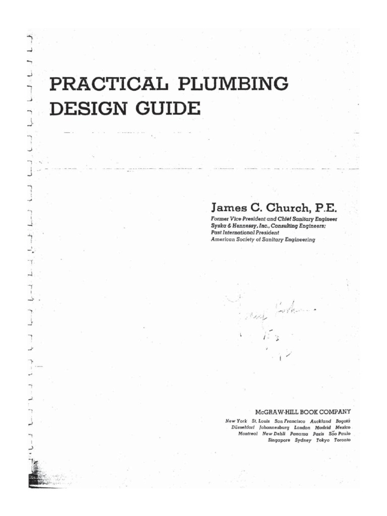 Practicale Plumbing Design Guide P1 Pdf