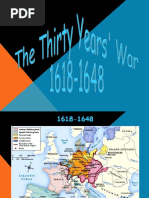 Timeline of The 30 Year War | PDF | Early Modern Period | European Wars ...