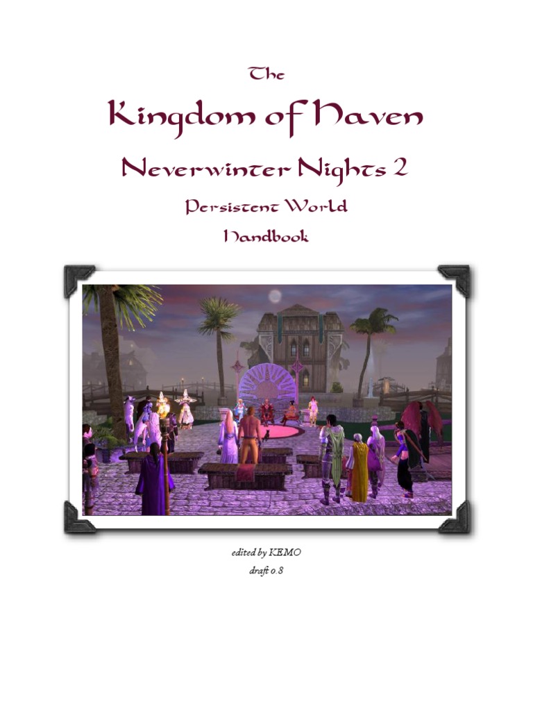 Kingdom of Haven NWN2 Handbook | PDF | Elf (Dungeons & Dragons) | Slavery