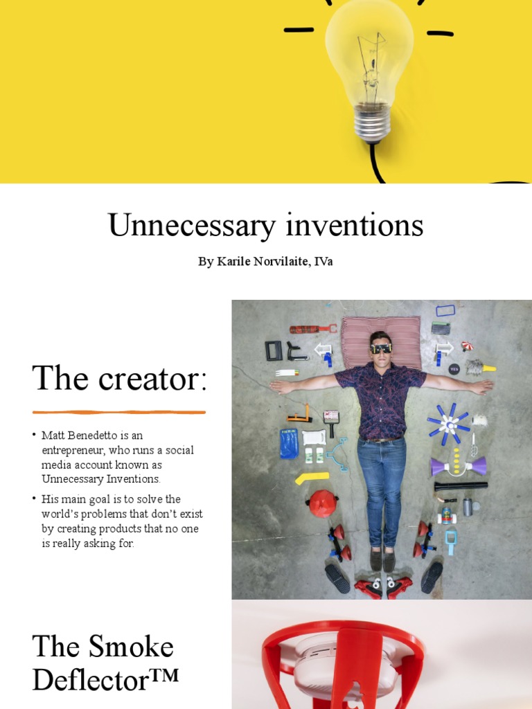 Unnecessary Inventions: by Karile Norvilaite, Iva | PDF