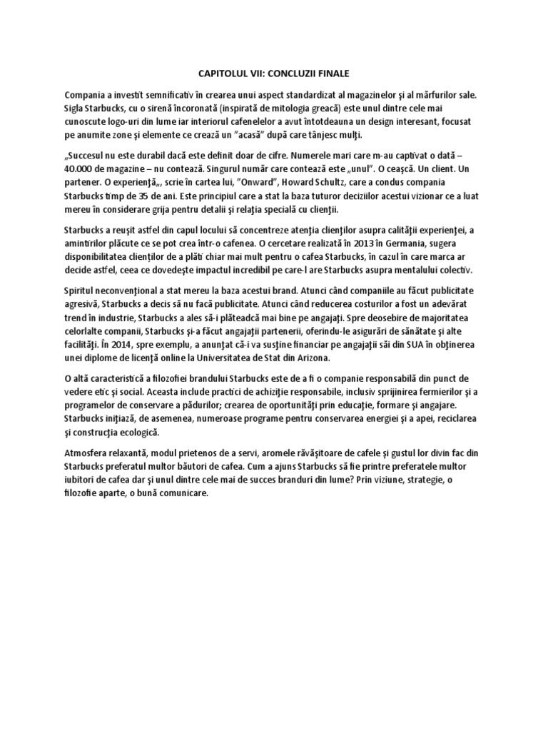 Concluzii Finale | PDF