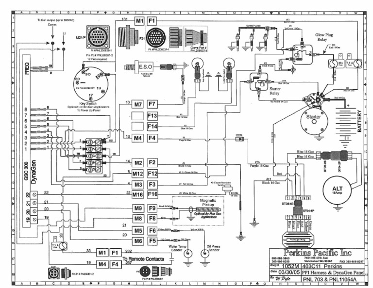 Perkins GSC300 Wiringdiagram | PDF