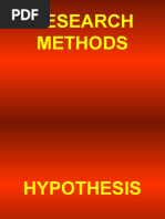 Problem Identification | PDF | Hypothesis | Question