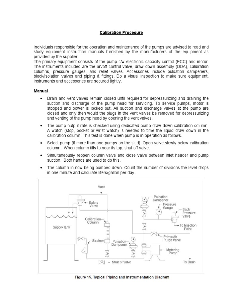 Calibration Procedure | PDF