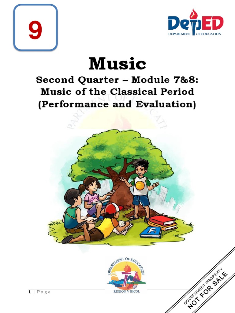 Grade 9 Music Q2 Module 7 and 8 Classical Period Performance and ...