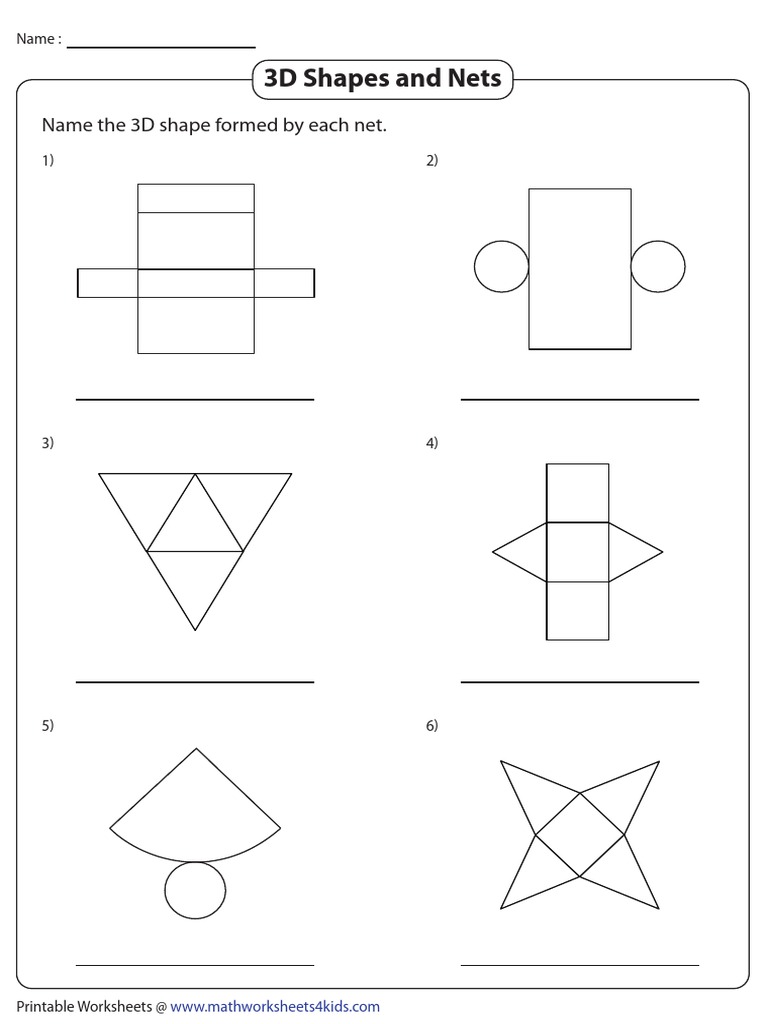 Identify Nets | PDF | Games & Activities
