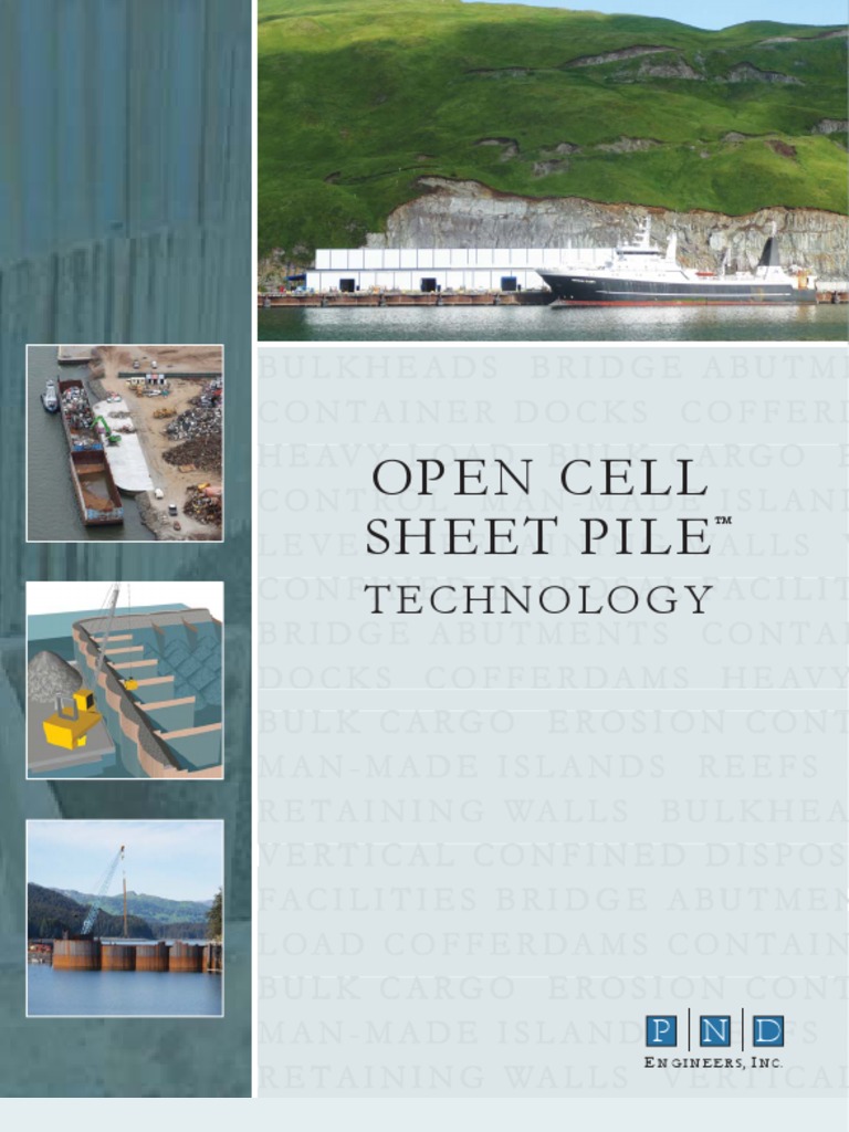 Open Cell Sheet Pile: Technology | PDF | Deep Foundation | Geotechnical ...
