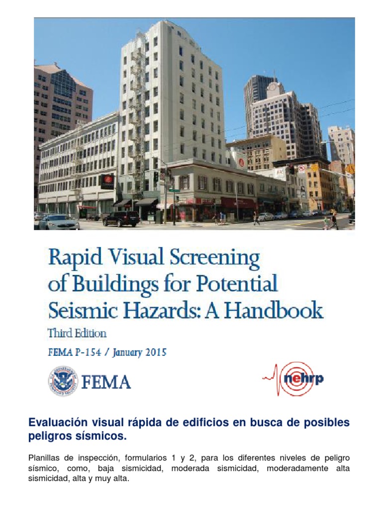 Planilla de Inspección FEMA 154 (Español) | PDF