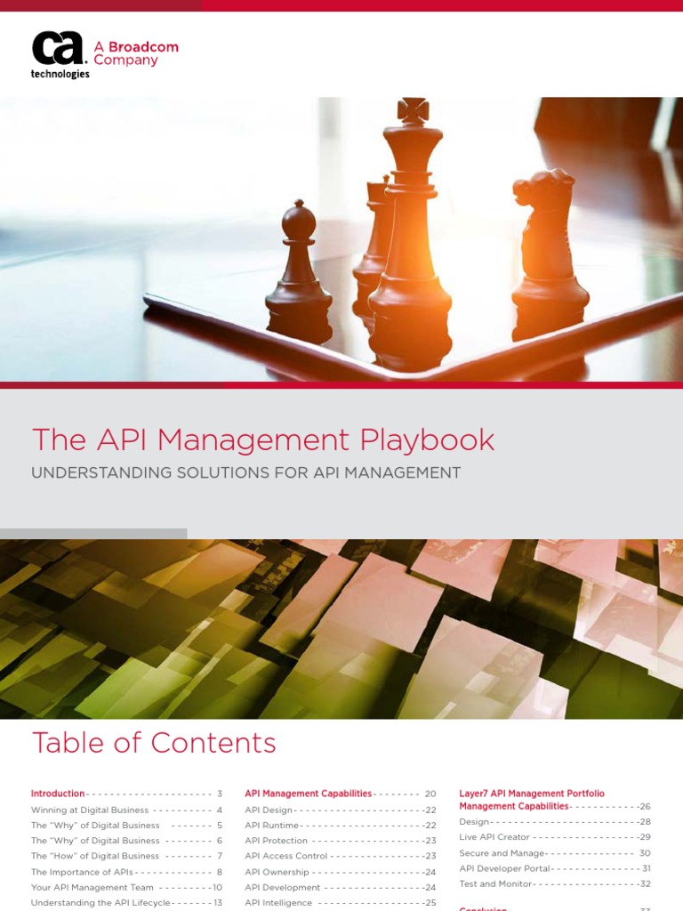 The API Management Playbook | PDF | Internet Of Things | Mobile App