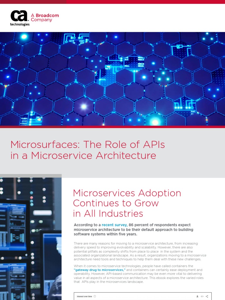 Microsurfaces: The Role of Apis in A Microservice Architecture | PDF | Service Oriented ...