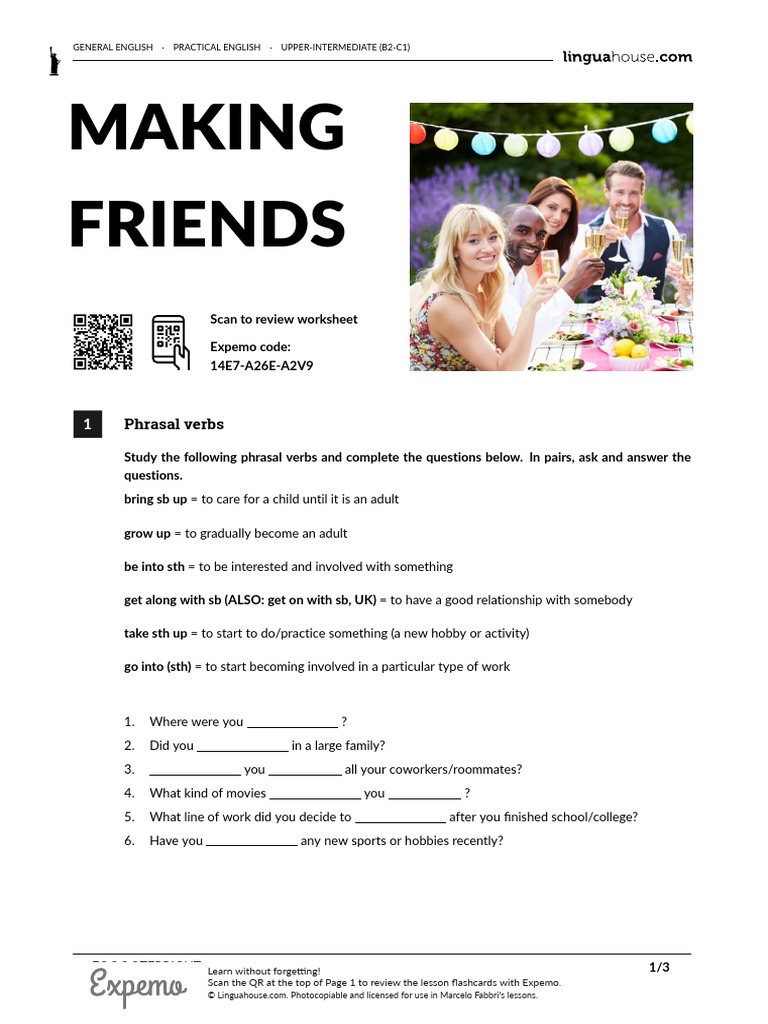 Making Friends American English Teacher Ver2 BW | PDF