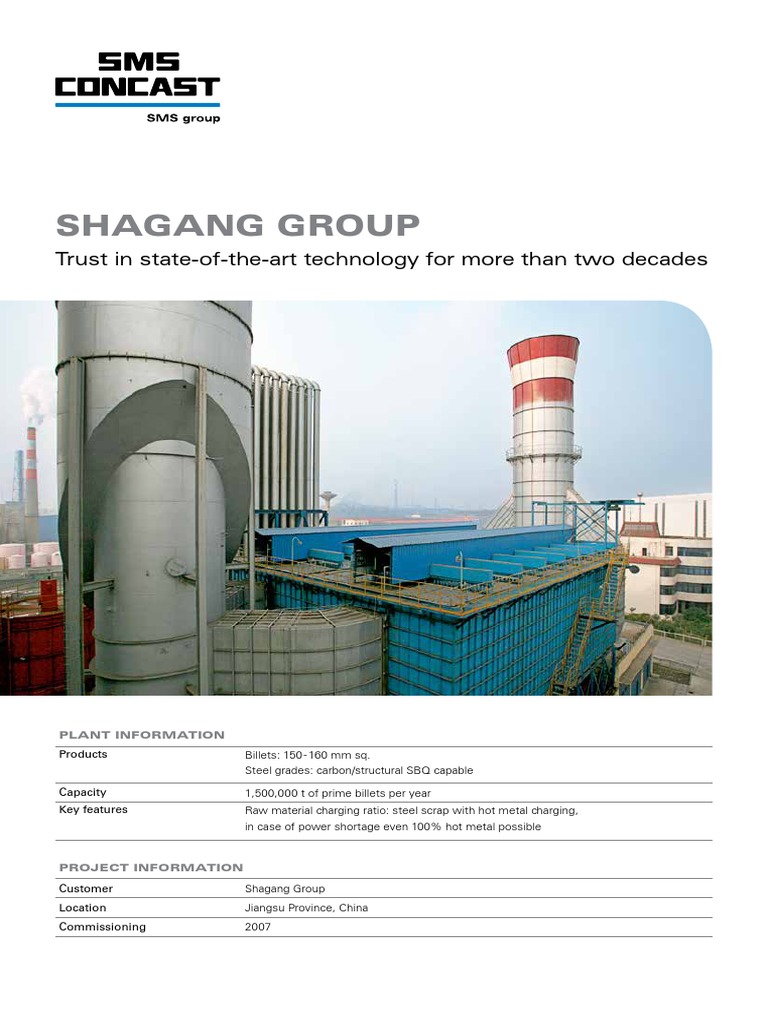 Shagang Group: Trust in State-Of-The-Art Technology For More Than Two ...