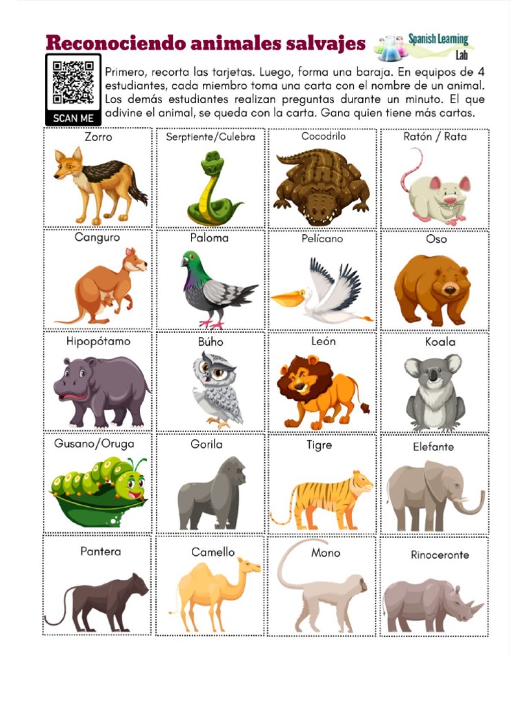 Animales Salvajes | PDF