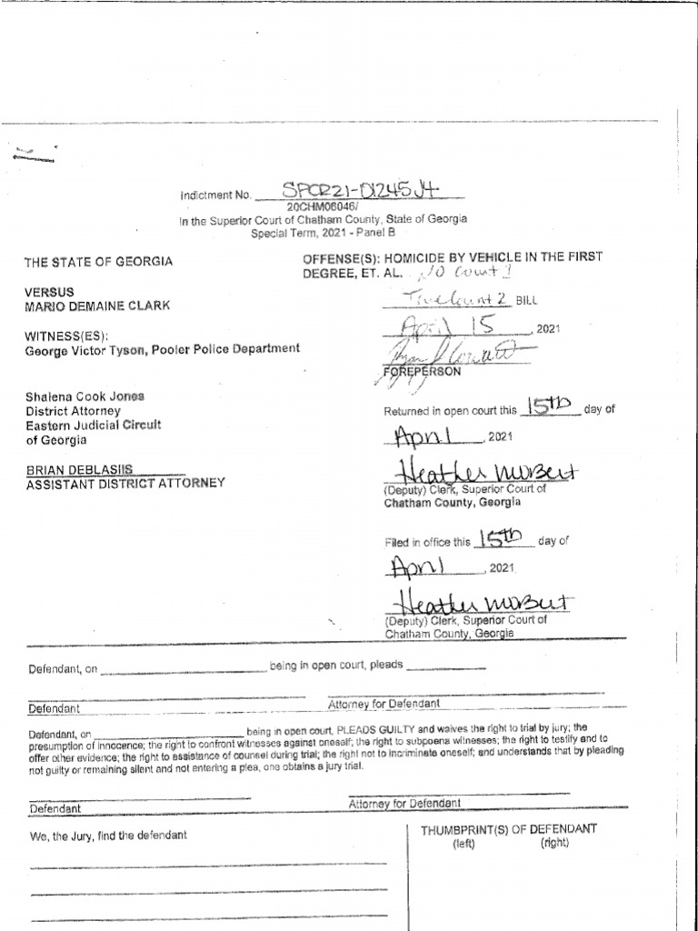 Clark Indictment | PDF