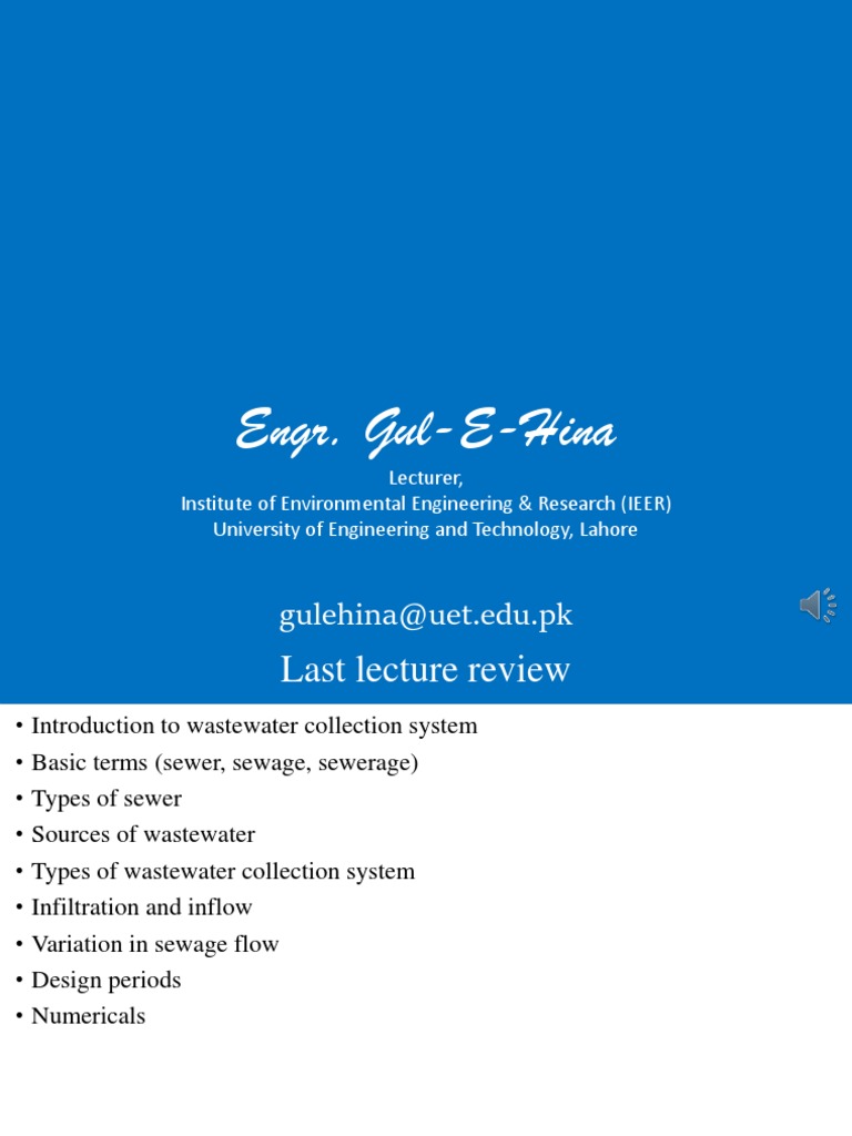 Lec 7-Design of Sewage System | PDF | Sanitary Sewer | Sewage Treatment