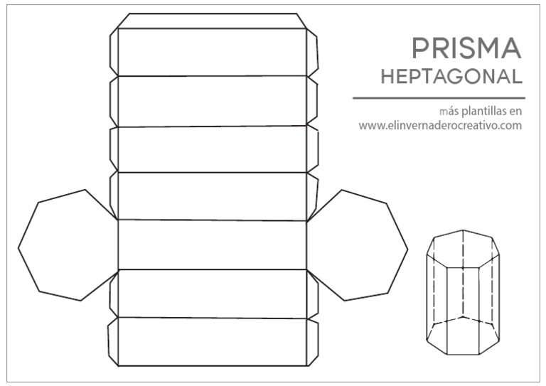 Prisma Heptagonal | PDF