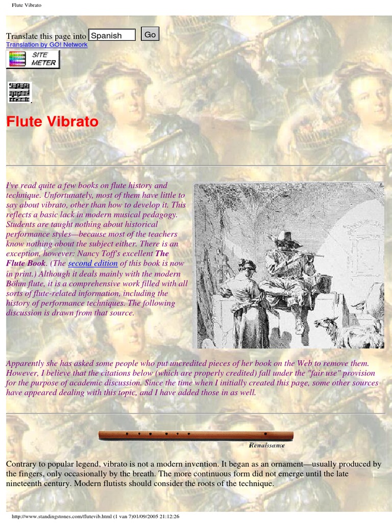 Vibrato - Flute Vibrato | PDF | Flute | Violin
