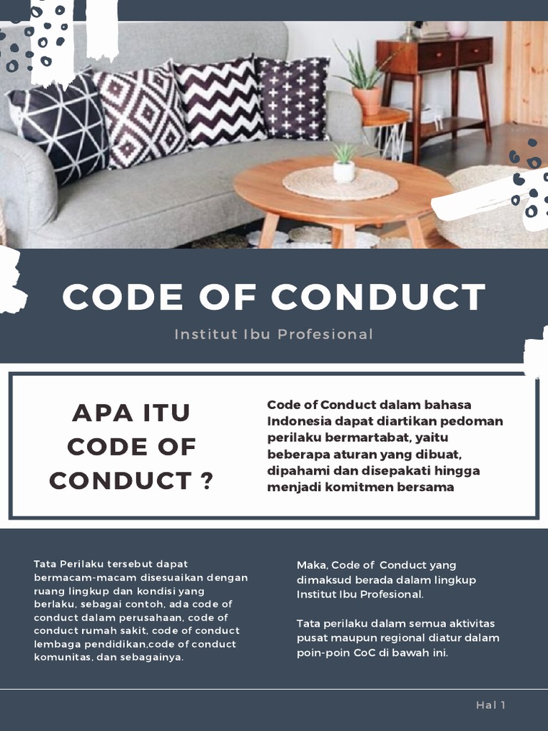 Code of Conduct #1 | PDF