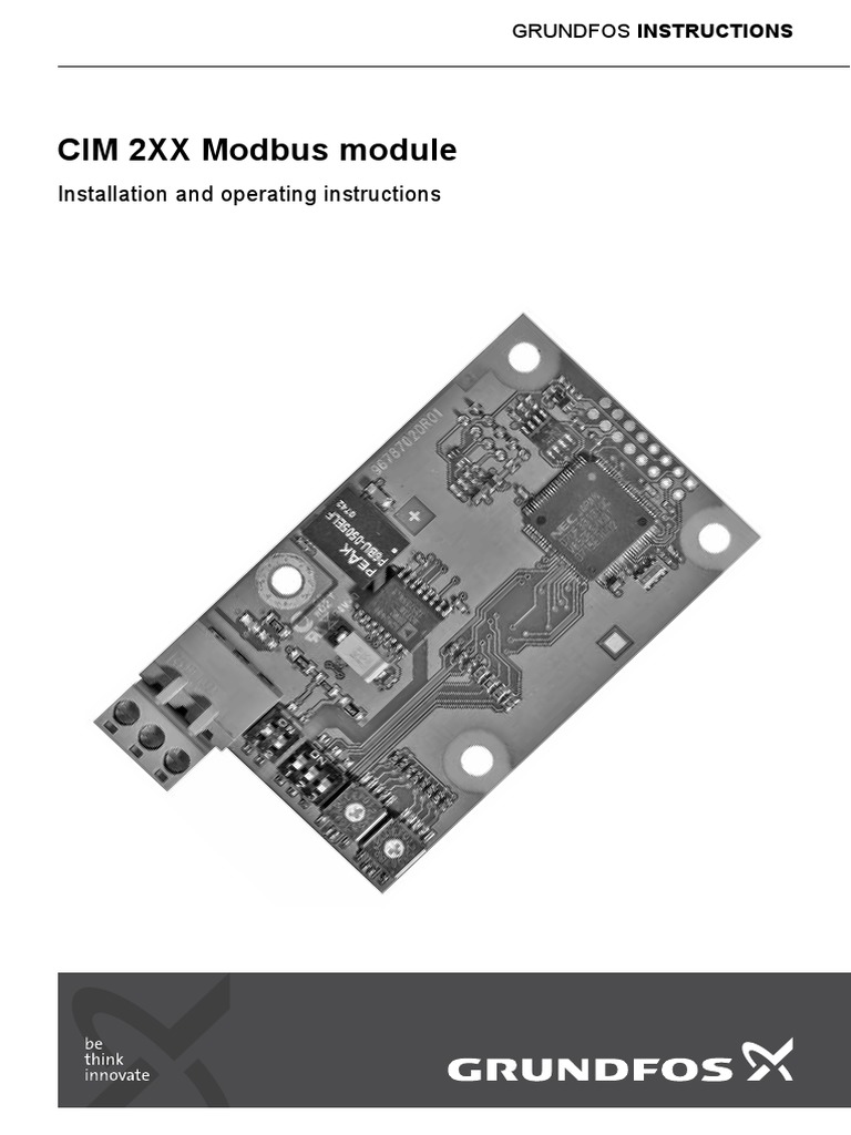 CIM 2XX Modbus Module: Installation and Operating Instructions | PDF ...