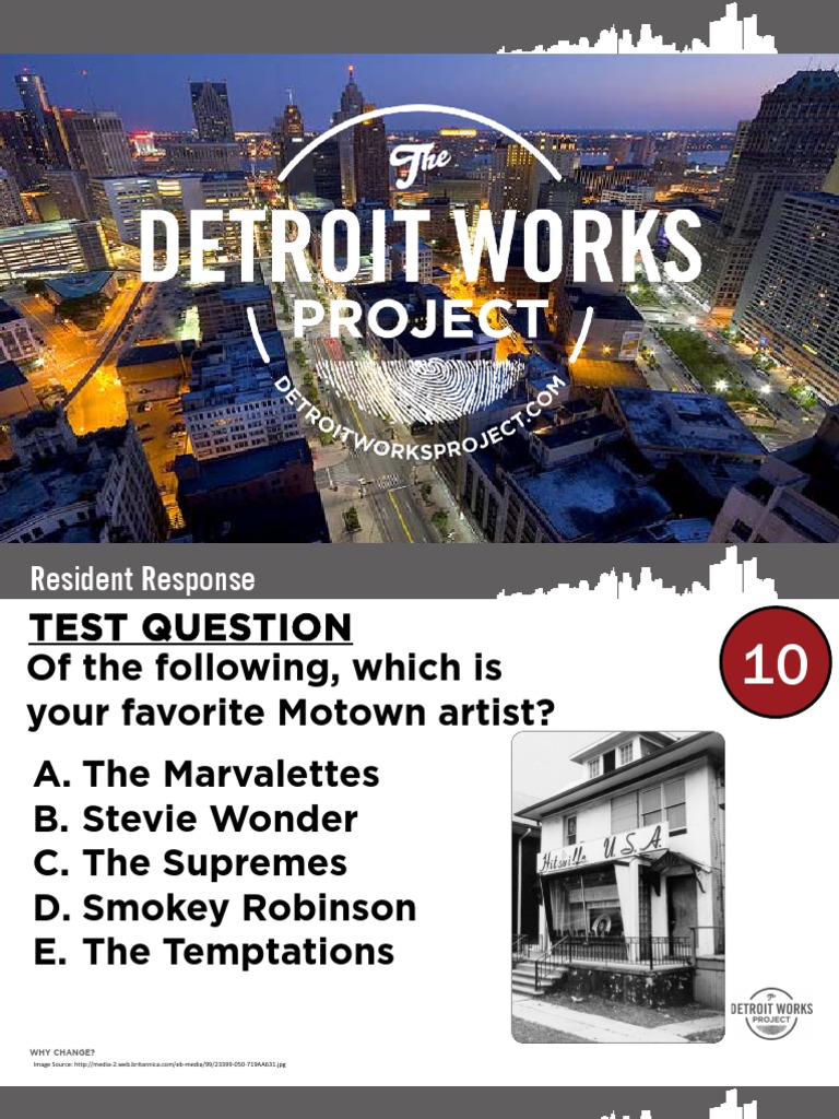 Detroit Works Project - 03/10/21011 | PDF | Public Transport | Street