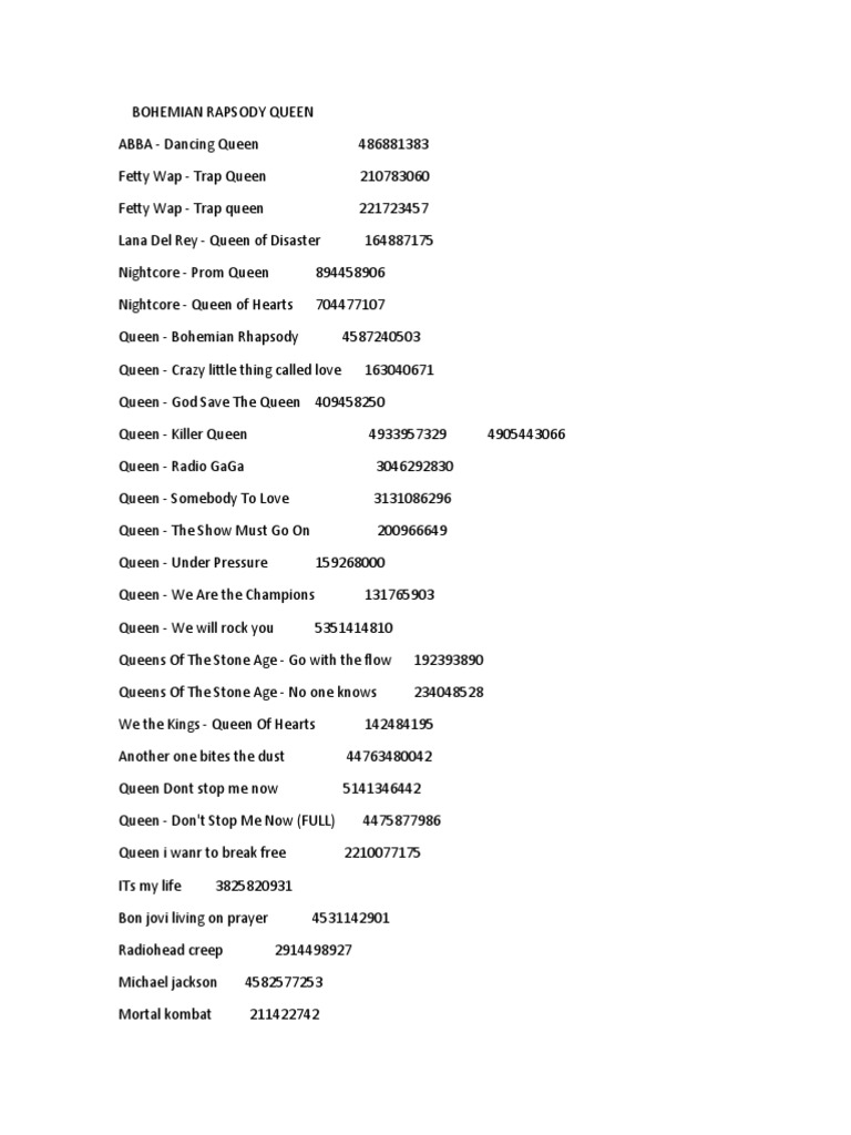 Codigos Radio Roblox | PDF