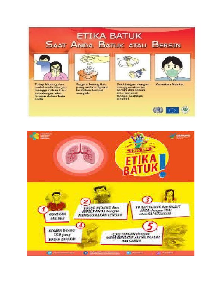 Leaflet Etika Batuk | PDF