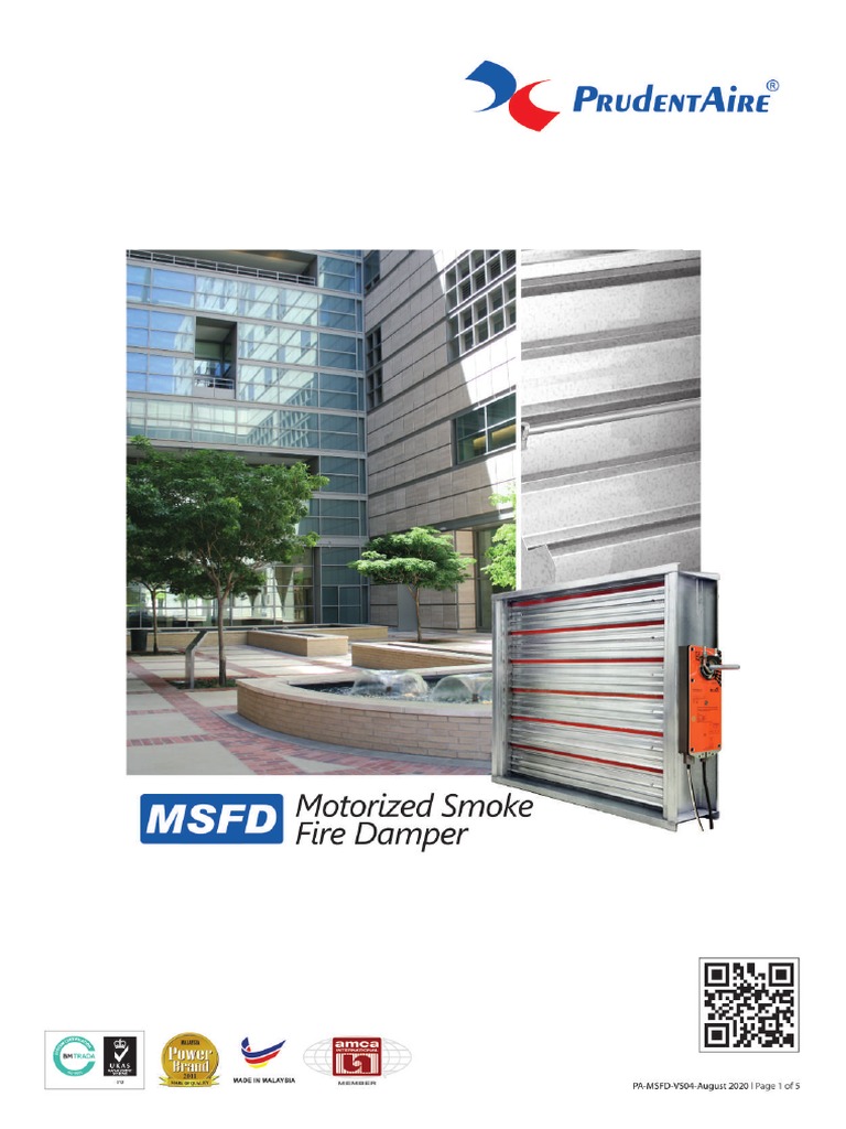 Motorized Smoke Fire Damper | PDF