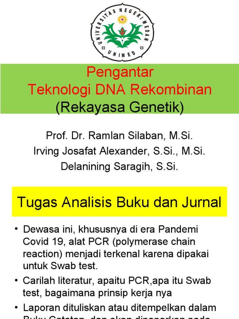 8-Teknologi DNA Rekombinan Dan Rekayasa Genetik | PDF