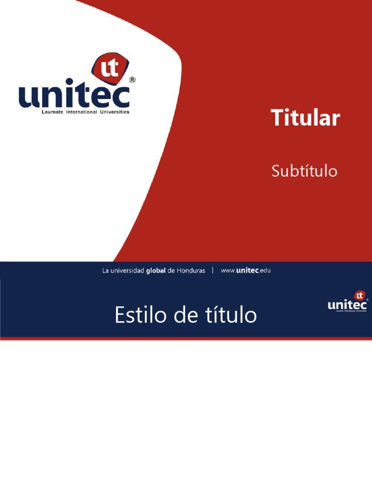 Unitec Plantilla | PDF