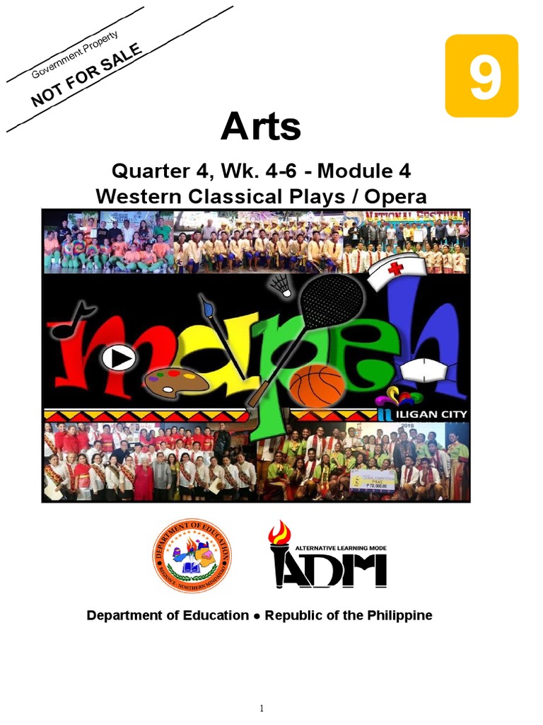 Arts9 q4 Mod4 Western-Classical-Plays-Opera v4 | PDF | Play (Theatre ...