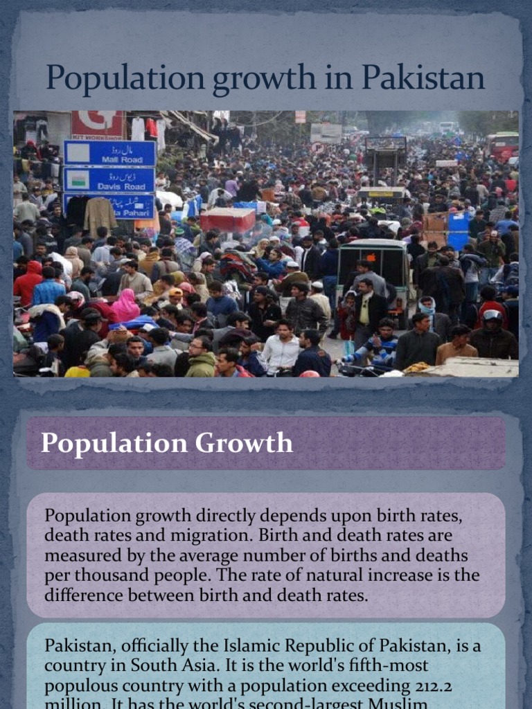 Population Growth in Pakistan | PDF | Pakistan | Population