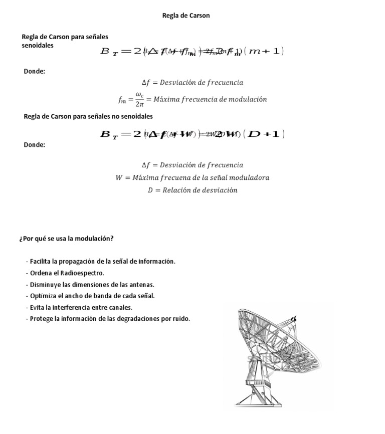 Regla de Carson | PDF