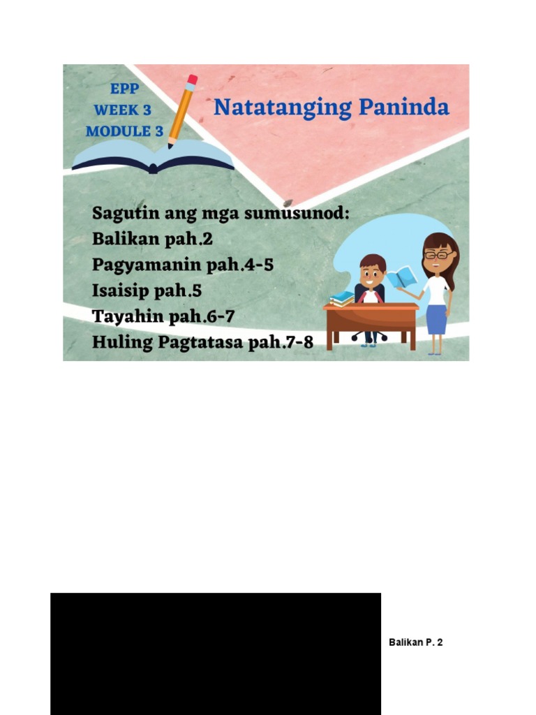 EPP 3rd Quarter Module 3 | PDF