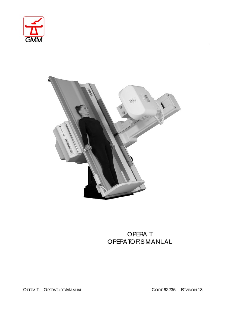 Opera T Operator'S Manual: O T - O ' M C 62235 - R 13 | PDF ...