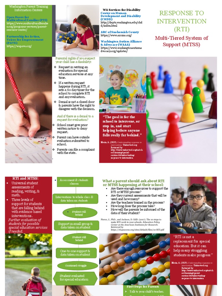 SPD 510 Rti Brochure | Download Free PDF | Special Education | Learning ...