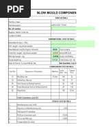 Rubber Grommet Cost Estimation Sheet | PDF