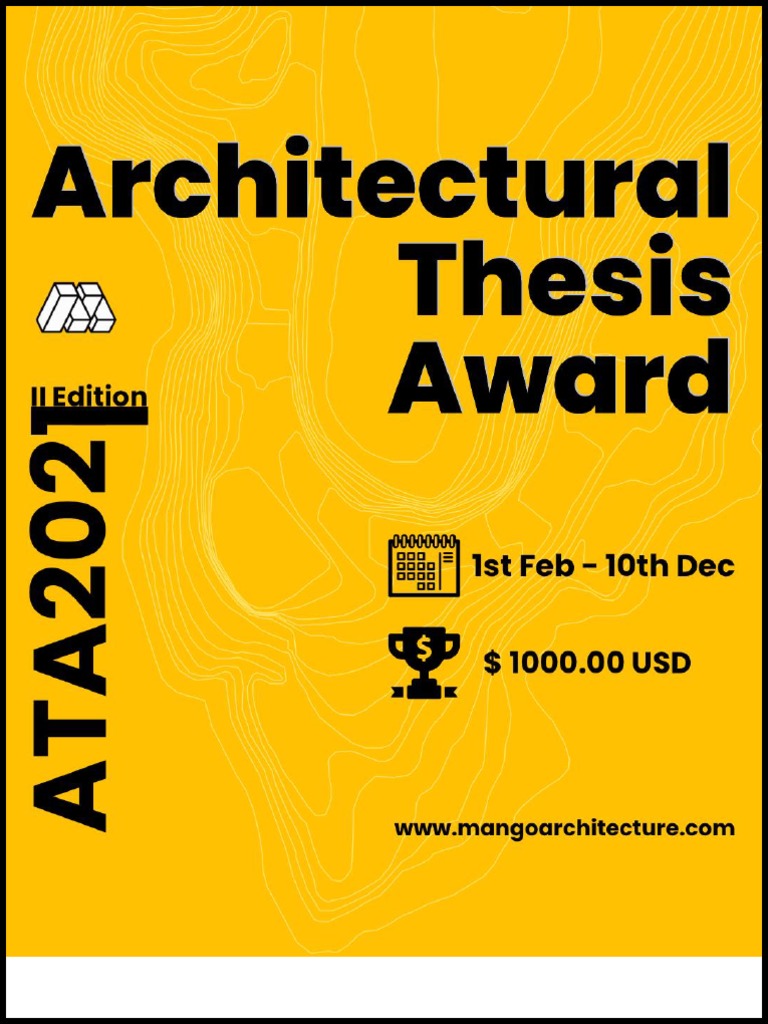 Thesis Awards - Mango Architecture | PDF | Thesis | Business