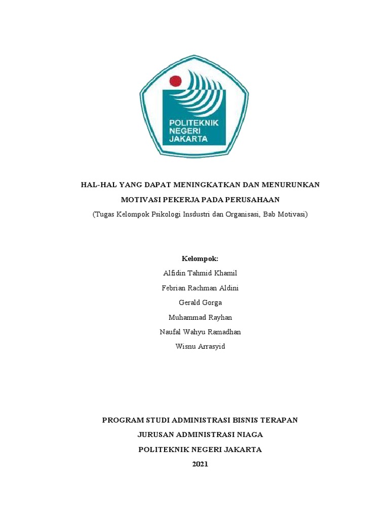 Tugas Kelompok PIO Alfidin Febrian Gerald Rayhan Naufal Wisnu ABT 8A ...
