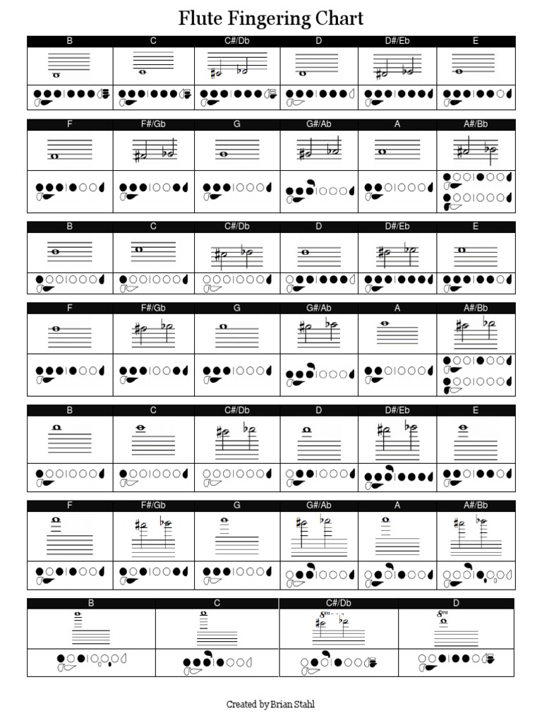 Flute Chart | PDF
