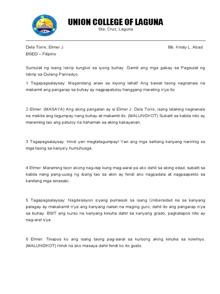 TAKDANG ARALIN (Midterm) | PDF