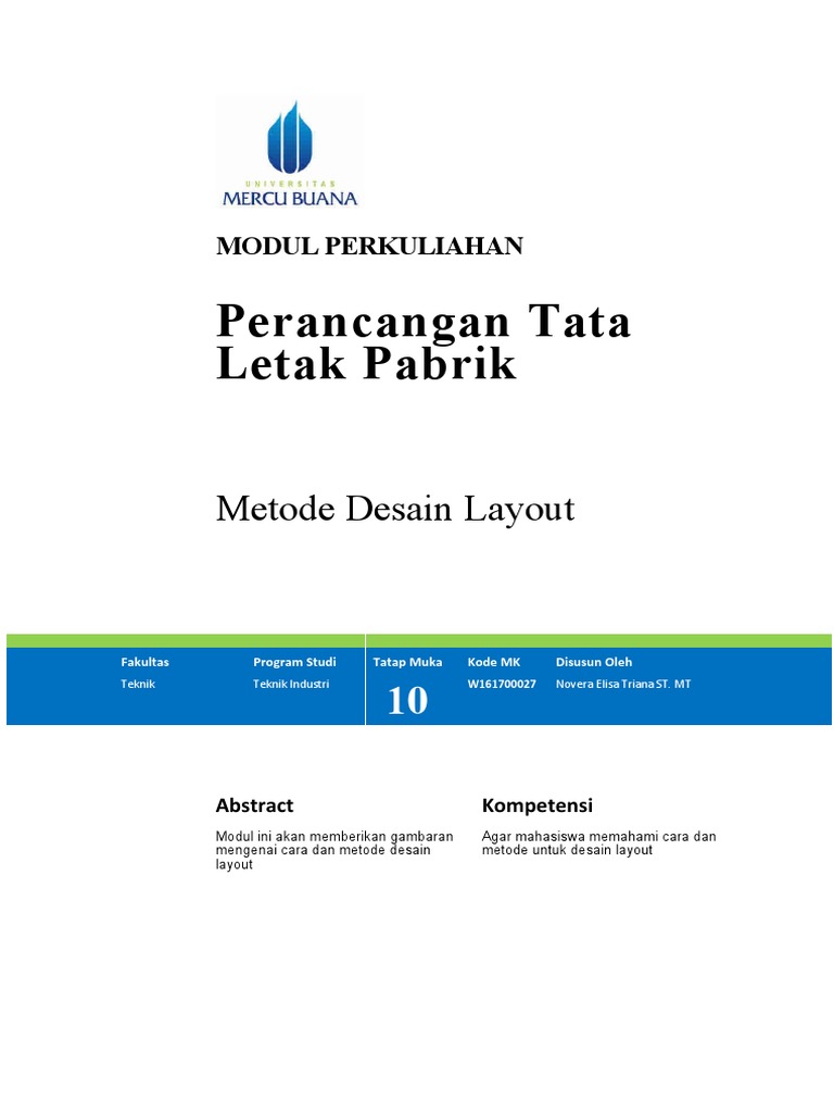 Modul 10 Metode Desain Layout - NET | PDF