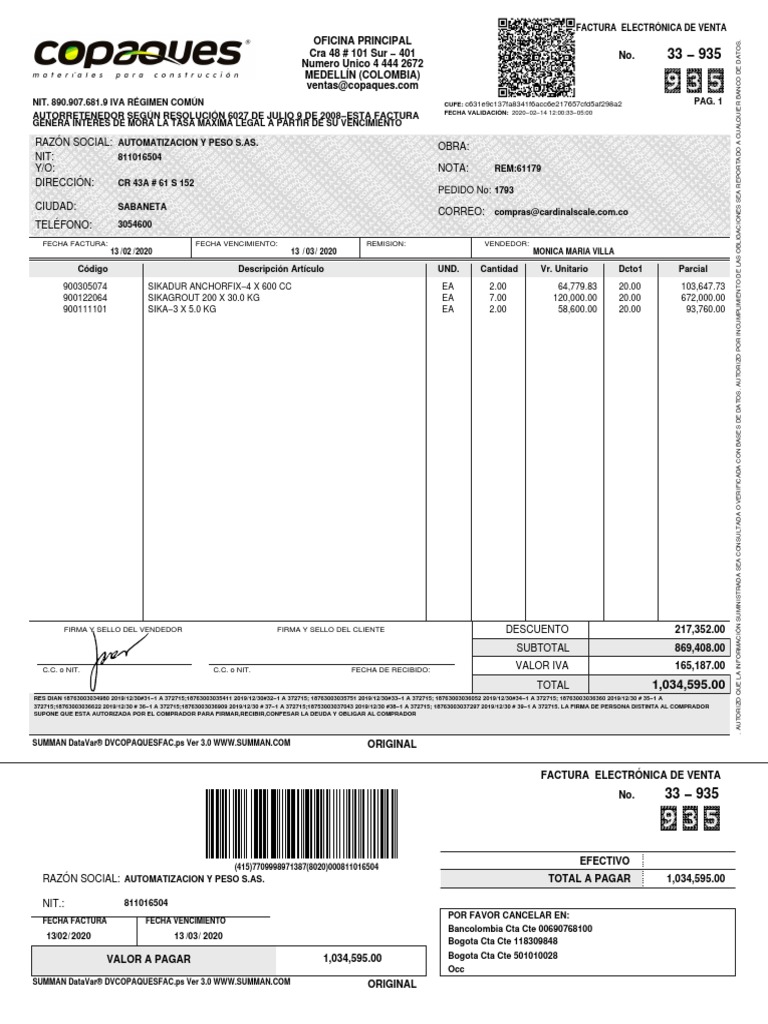 Faca Copaques # 33-935 | PDF