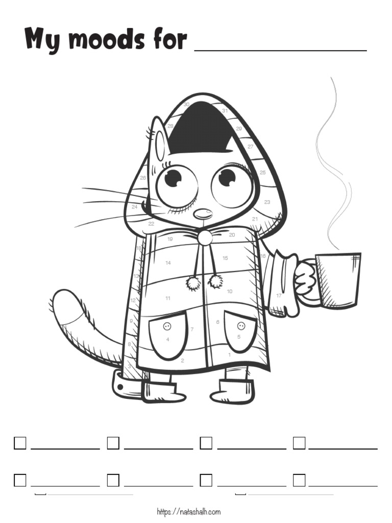 Cat Mood Tracker Chart | PDF