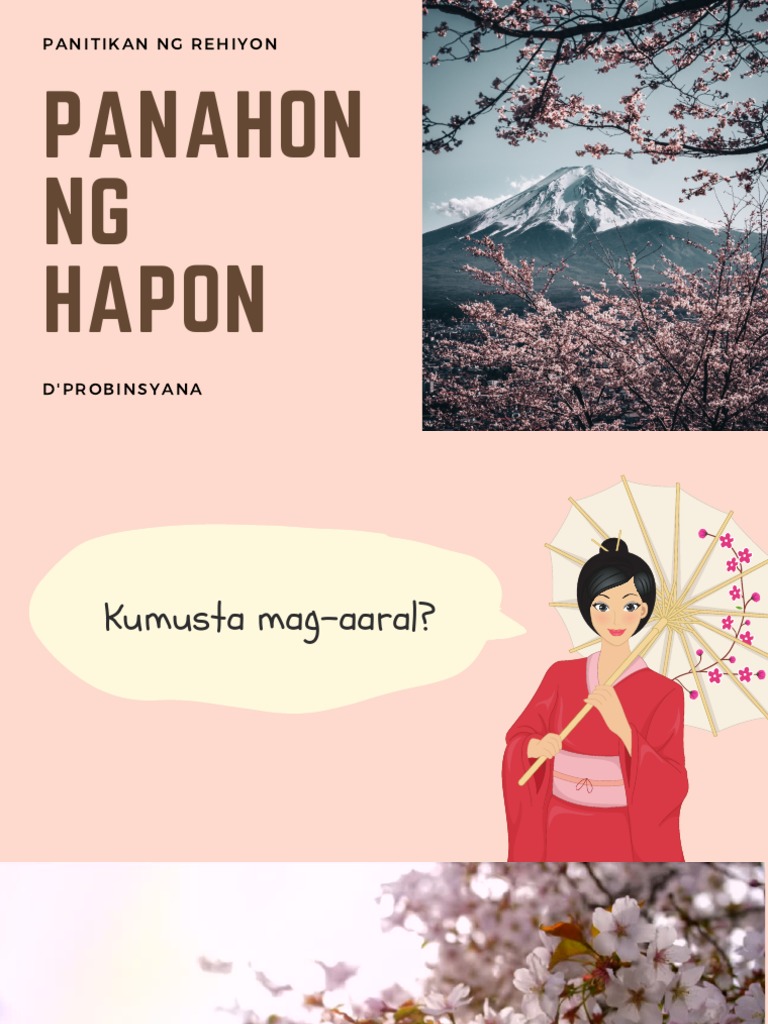 Panahon NG Hapon. | PDF