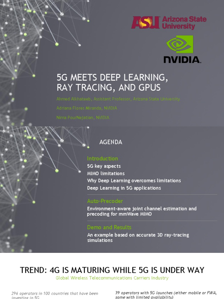 NVIDIA. 5G Meets Deep Learning, Ray-Tracing and Gpus | PDF | Mimo ...