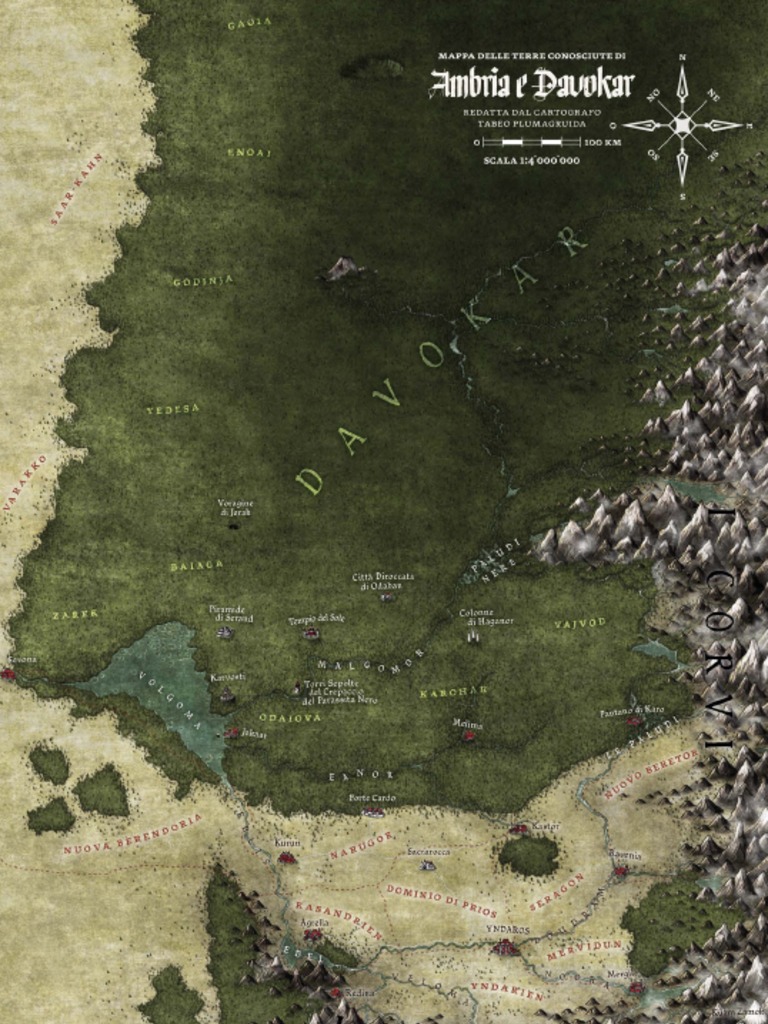 Symbaroum - MappeA3 (WebEd) Ambria e Davokar | PDF