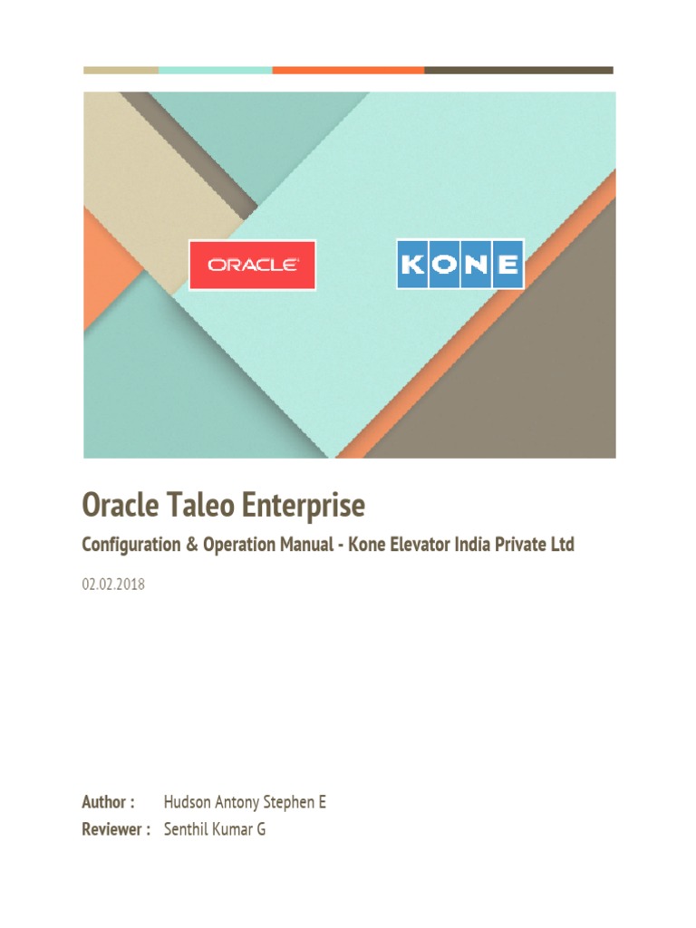 Taleo - Configuration & Operation Manual | PDF | Cloud Computing | Icon ...