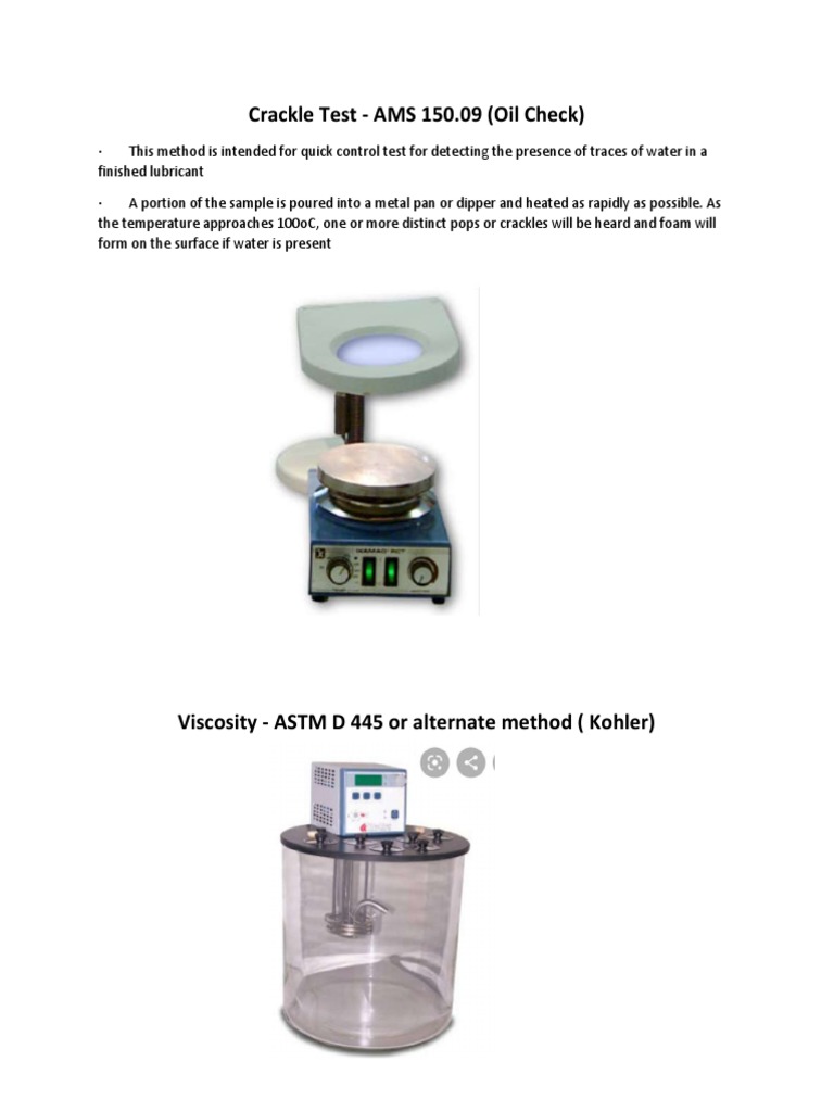 Crackle Test & Viscosity | PDF | Technology & Engineering